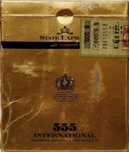 Cigarette Pack: 555 International (ArgentinaCol:AR-CT-1051