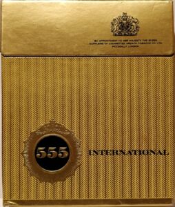 Cigarette Pack: 555 International (ArgentinaCol:AR-CT-1052