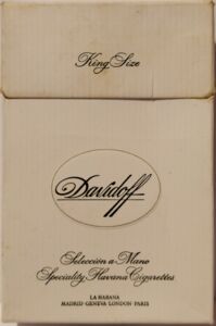 Cigarette Pack: Davidoff (SpainCol:ES-CT-0117