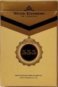 Cigarette Pack: 555 State Express (United Kingdom of Great Britain ...