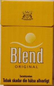 Cigarette Pack: Blend Original (SwedenCol:SE-CT-0006