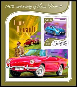 Stamp: Louis Renault (1877-1944) (Solomon Islands(Louis Renault (2017 ...