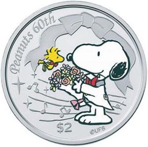 Moneda: 2 Dollars (Snoopy & Woodstock) (Niue(Producto numismático ...