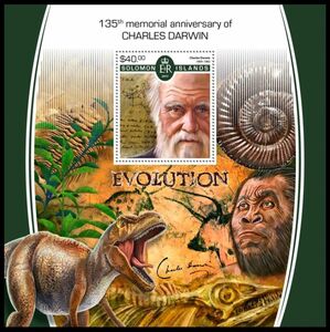 Stamp: Charles Darwin (1809-1882) (Solomon Islands(Charles Darwin (2017 ...