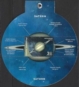 Stamp: Saturn (Türkiye (Turkey)(The Planets (2020)) Mi:TR 4606HB,Sn:TR ...