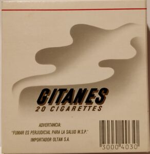 Cigarette Pack: Gitanes Blondes (FranceCol:FR-CT-0119