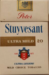 Cigarette Pack: Peter Stuyvesant Ultra Mild (NetherlandsCol:NL-CT-0132
