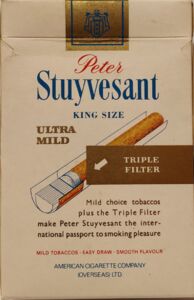 Cigarette Pack: Peter Stuyvesant Ultra Mild (NetherlandsCol:NL-CT-0132