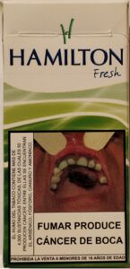 Paquete de Cigarrillos: Hamilton Fresh 10 (PerúCol:PE-CT-0019 🚬