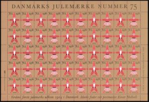 Stamp: The Danish Christmas seal number 75 (Denmark: Cinderellas ...