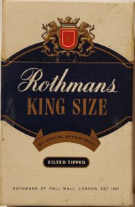 Cigarette Pack: Rothmans King Size (United Kingdom of Great Britain ...