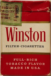 Cigarette Pack: Winston Filter Cigarettes (Argentina) Col:AR-CT-1082