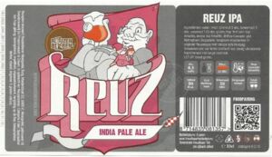 Drink Label: Reuz IPA (Reuzenbieren, NetherlandsCol:NL-BEER-016991
