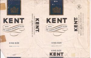 Paquete de Cigarrillos: Kent King Size (Estados Unidos de AméricaCol:US ...