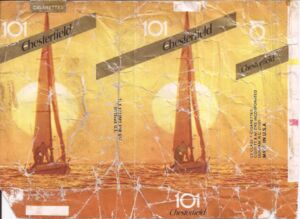 Cigarette Pack: Chesterfield 101 (United States of AmericaCol:US-CT-0357