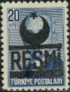 Stamp: Ismet Inonu (1884-1973), Overprinted in Black (Türkiye (Turkey ...