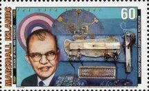 Stamp: Microchip Presages Computer Revolution (Marshall Islands(The ...