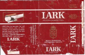 Cigarette Pack: Lark (United States of America(Lark) Col:US-CT-0365