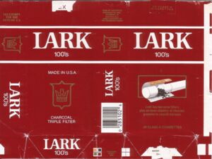 Cigarette Pack: Lark 100's (United States of AmericaCol:US-CT-0367