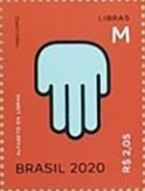 Selo: Letter M in Brazilian Sign Language (Brasil(Libras : Brazilian ...