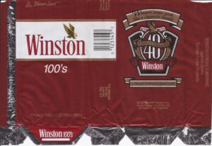 Cigarette Pack: Winston 100´s Anniversary (United States of AmericaCol ...