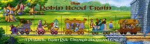 Stamp: Robin Hood Train (Guyana) (Disney Trains - Disney´s Robin Hood ...
