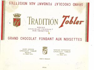 Chocolate Wrapper: Tobler Dark Nuts (Chocolat Tobler N.V., BelgiumCol ...