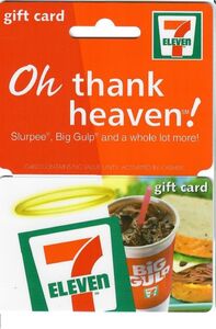 Gift Card: Big Gulp (7 Eleven, United States of America(7 Eleven) Col ...