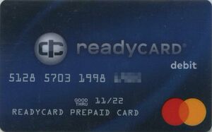 Bank Card: Readycard Prepaid Card (MetaBank, United States of ...