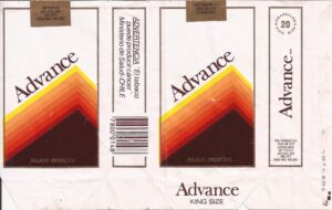 Cigarette Pack: Advance Bajos Indices (ChileCol:CL-CT-0062