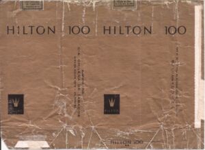 Cigarette Pack: Hilton 100 (ChileCol:CL-CT-0069