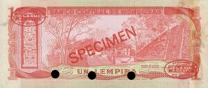 Banknote: 1 Lempira (Honduras(1973-1978 Issue) Wor:P-58s