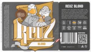Drink Label: Reuz Blond (Reuzenbieren, NetherlandsCol:NL-BEER-017066