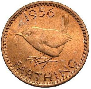 Coin: 1 Farthing (W/o BRITT OMN) (United Kingdom of Great Britain ...