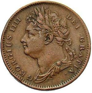 Coin: 1 Farthing (George IV) (United Kingdom of Great Britain ...