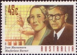 Stamp: Dame Jean Macnamara & Sir Macfarlane Burnet (Viruses) (Australia ...