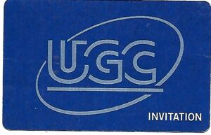 Admission Ticket: UGC Invitation (FranceCol:FR-00592