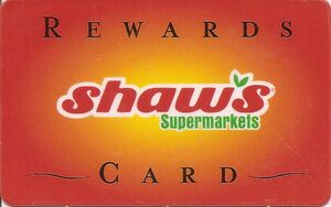 Gift Card: Rewards Card (Shaws Star Market, United States of America ...