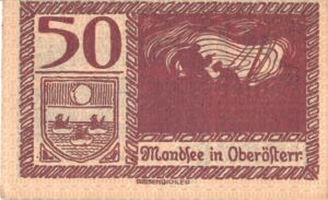 Banknote: 50 Heller (Austrian Notgeld(Mondsee) Jak:JPR0626e1-50