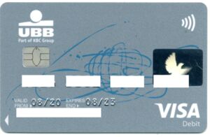 Bank Card: UBB Visa Debit Art Design - 0620 (United Bulgarian Bank ...