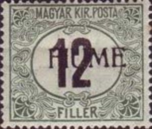 Timbre: Segnatasse overprint "FIUME" black (Italie, Fiume(Hungary ...