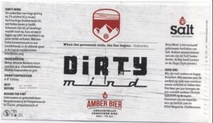 Drink Label: Dirty (Dorpsbrouwerij de Pimpelmeesch, NetherlandsCol:NL ...