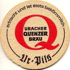 Sous-bock de bière: Quenzer Bräu (Quenzer Bräu GmbH, Allemagne ...