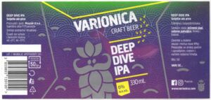 Etiqueta de bebida: Deep Dive Ipa (Pivovara Varionica, CroaciaCol:HR ...