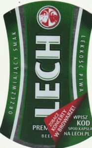 Drink Label: Lech Premium Beer (Lech Browary Wielkopolski, PolandCol:PL ...