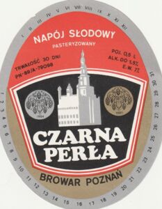 Drink Label: Czarna perla (Lech Browary Wielkopolski, PolandCol:PL-BEER ...