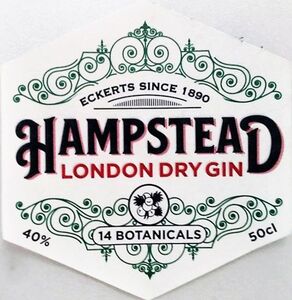 Drink Label: Hampstead London Dry Gin (Eckerts Wacholder Brennerei GmbH ...