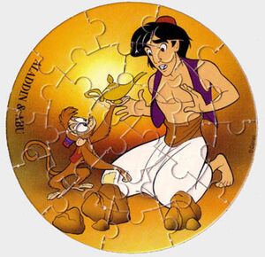 Meal Toy: Aladdin & Abu (Snacks, Belgium(Aladdin - Puzzles) Col:BUI ...