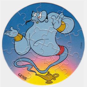 Meal Toy: Genie (Snacks, Belgium(Aladdin - Puzzles) Col:BUI-1996-0004