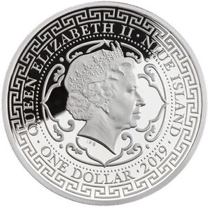 Coin: 1 Dollar (Japan Trade Dollar) (Niue(Numismatic Product - Trade ...